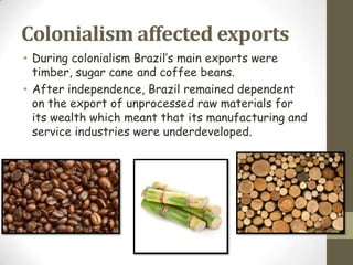 Case Study: Impact of Colonialism on Brazil (A Developing Economy) | PPTX