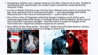 Captain America: Civil War | PPTX