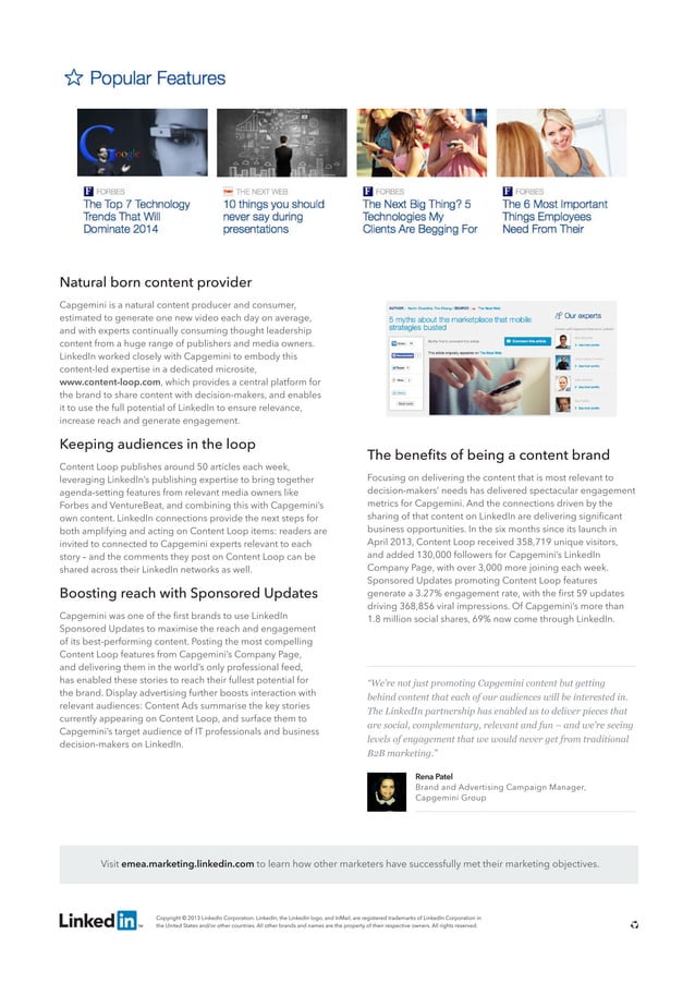 Capgemini Case Study: Committing to content puts Capgemini ahead | PDF