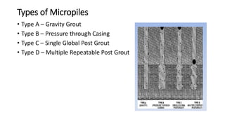 micro pile case study | PPTX