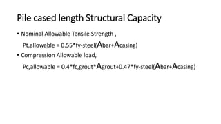 micro pile case study | PPTX