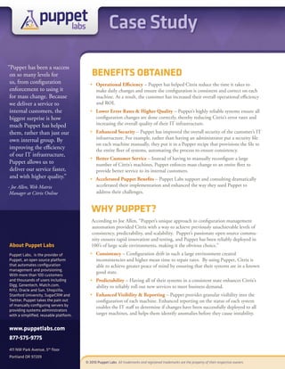 Citrix Puppet Case Study | PDF