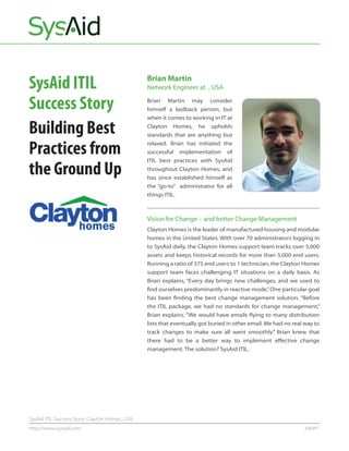 Case Study: Clayton Homes | PDF