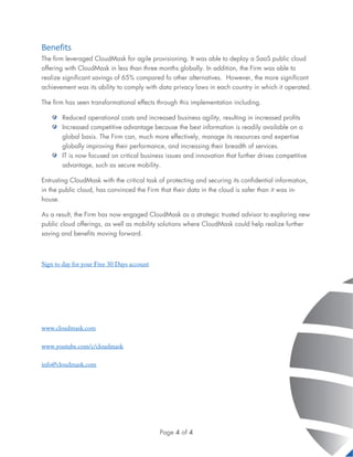 Case Study - Global Collaboration Multidisciplinary Professional Services | PDF