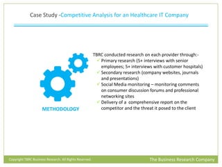 Case study competitive analysis for an healthcare it company | PDF