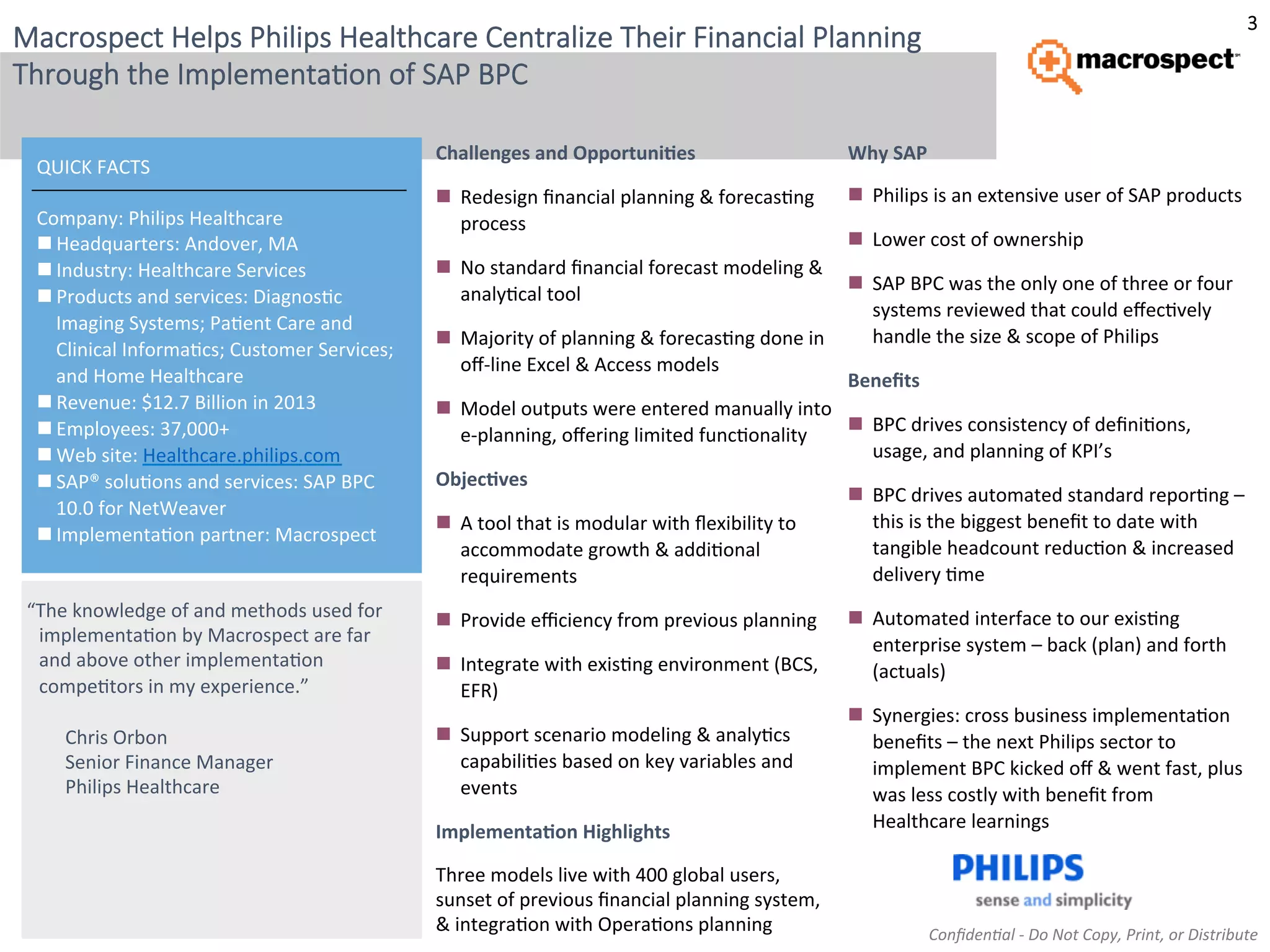 Case study complex planning using sap bpc | PPT