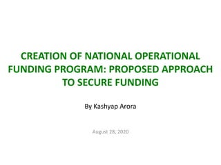 Case Study - Creation of national operational funding program.pptx ...