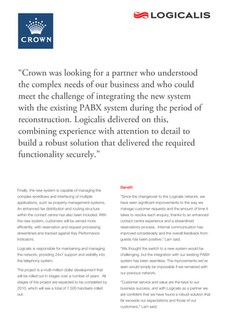 Case study Crown | PDF