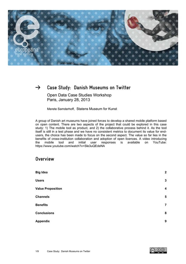 Case Study: Danish Museums on Twitter | PDF
