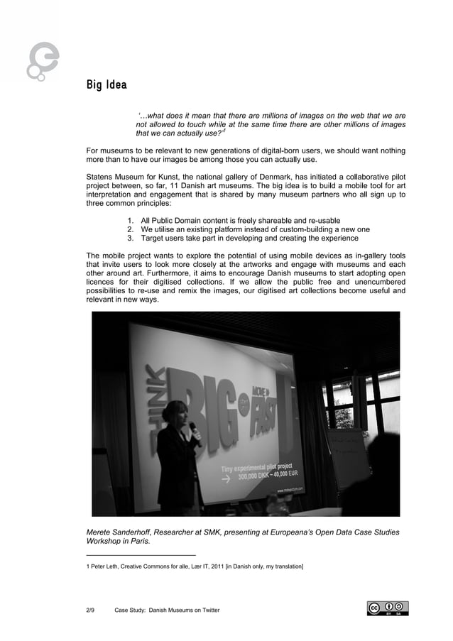 Case Study: Danish Museums on Twitter | PDF