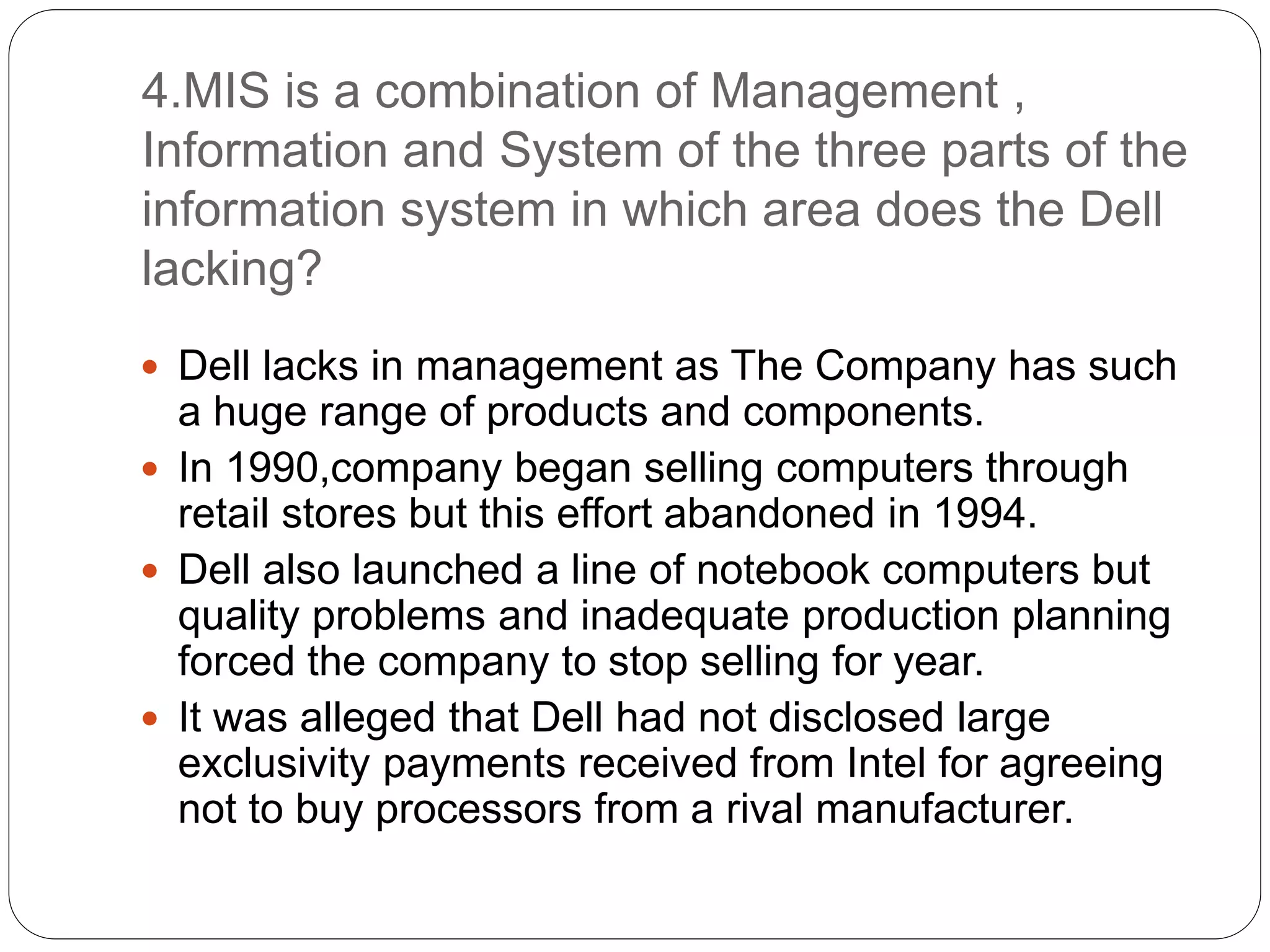Case study dell mis | PPTX