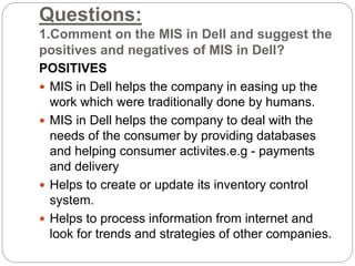 Case study dell mis | PPTX
