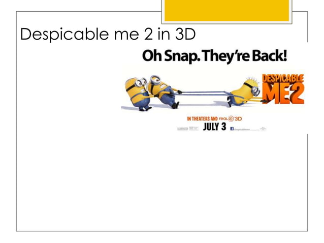 Case study despicable me 2 | PPT