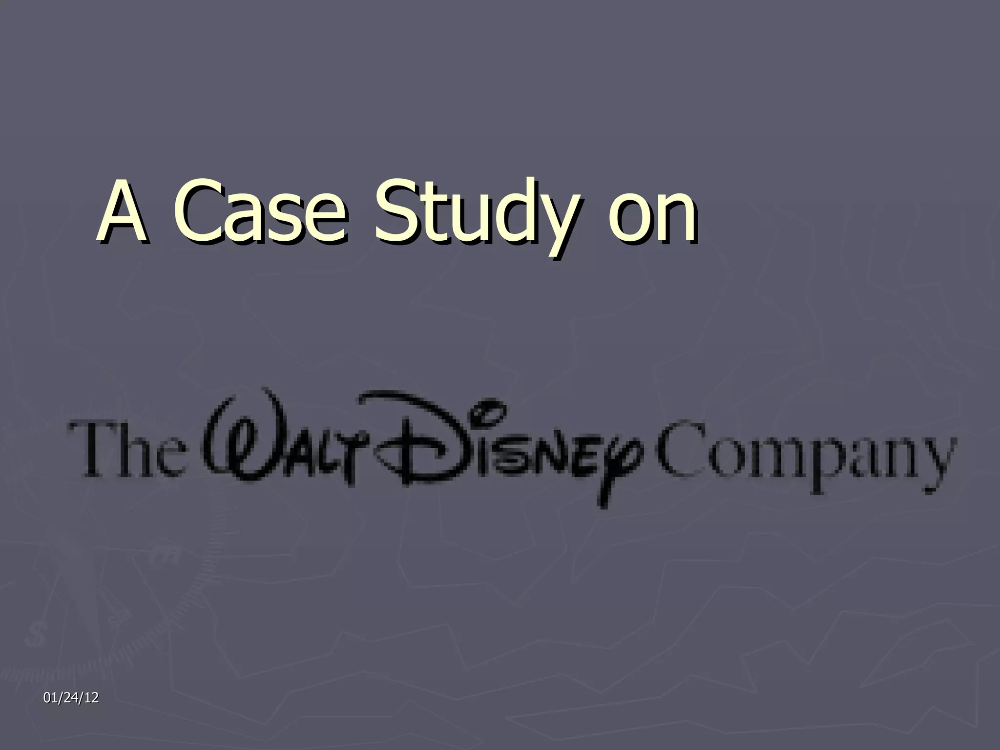 Case study disney | PPT