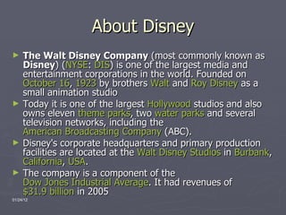 Case study disney | PPT