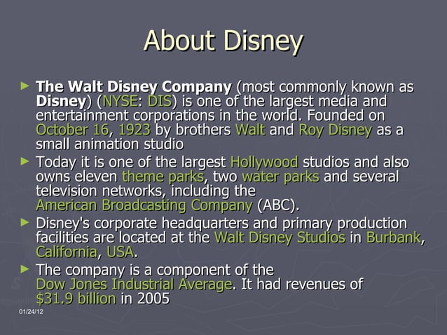 Case study disney | PPT