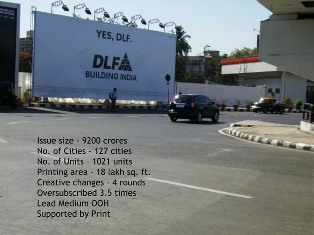 Dlf - Outdoor Branding Case Study | PPT