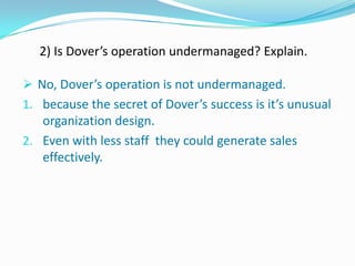 Case study dover | PPTX