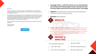 Email Marketing Case Study | PPT