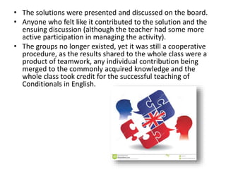 Case study english lesson conditionals | PPT