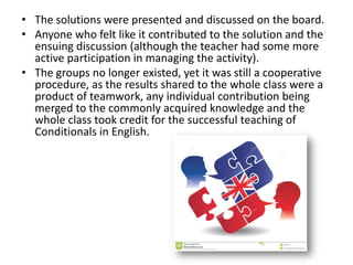 Case study english lesson conditionals | PPT