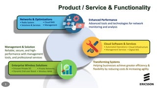 Overview of Ericsson’s Products | PPTX