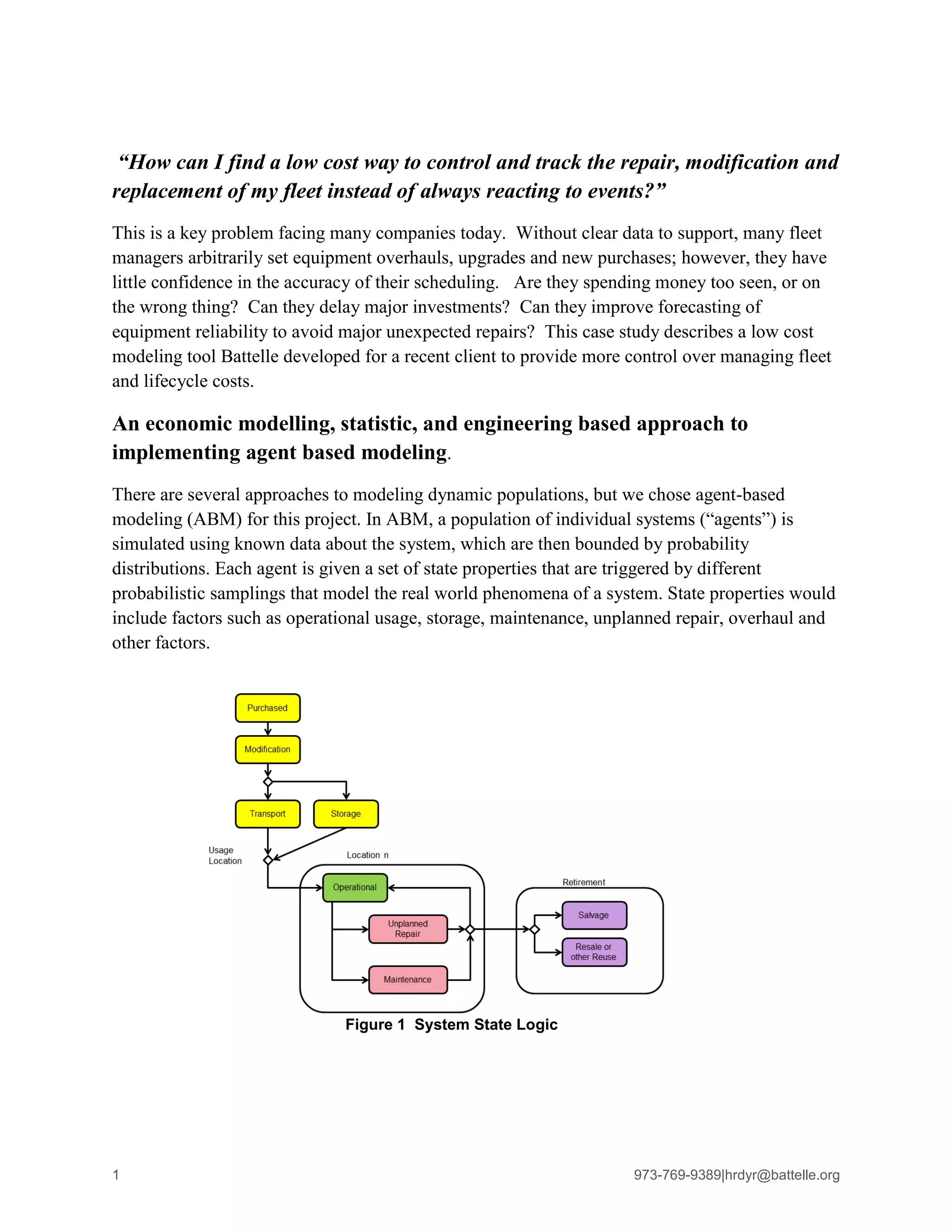 Fleet Management of Lifecycle Costs | PDF