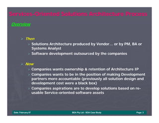 Case study experiences with services-oriented sap | PDF