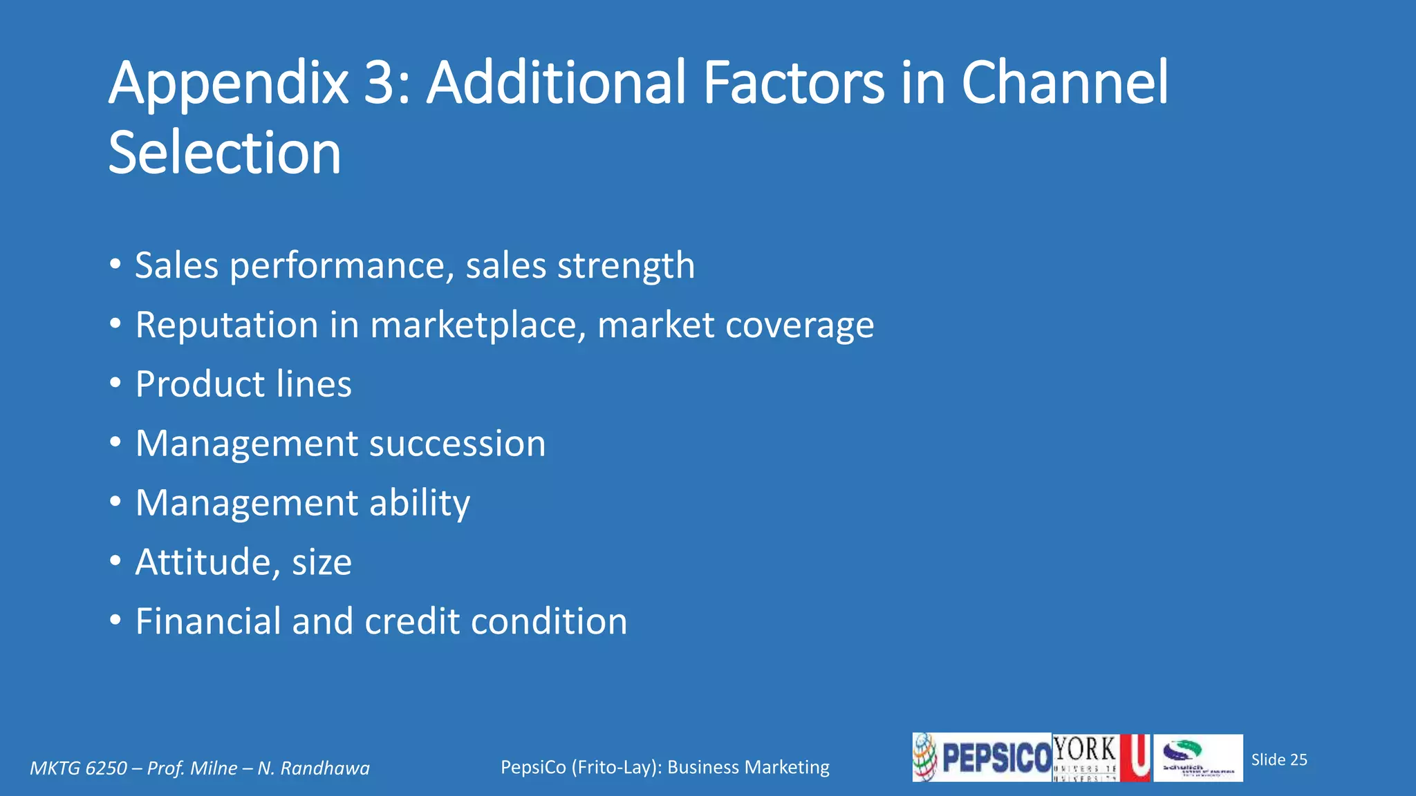 Case study - Exploring Channel Management at Pepsico Frito Lay | PDF