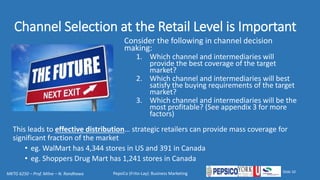 Case study - Exploring Channel Management at Pepsico Frito Lay | PDF
