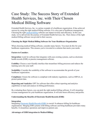 Case Study - Extended Health Services.docx