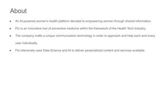 Community as a growth engine- a case study Flo.health | PPT