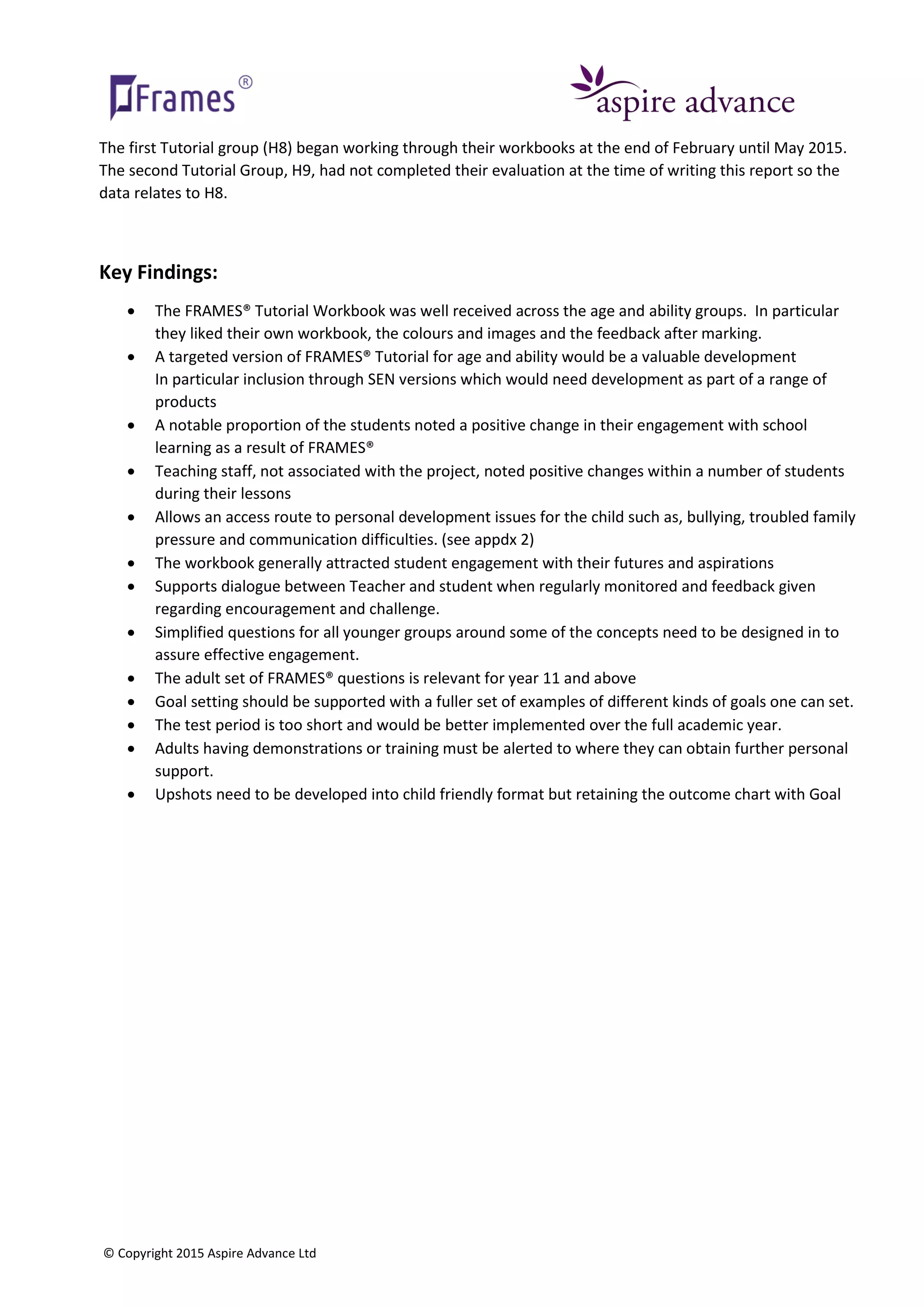 Case study frames in secondary education tring school | PDF
