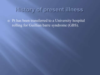 Case study GBS | PPTX