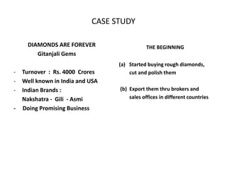 Case study gitanjali gems | PPTX