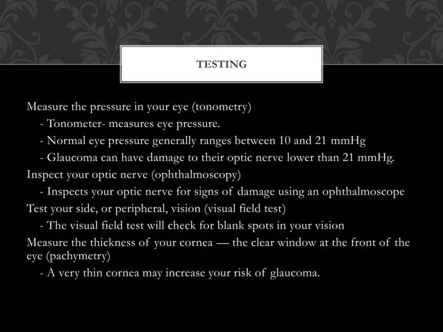 Case study- Glaucoma | PPTX