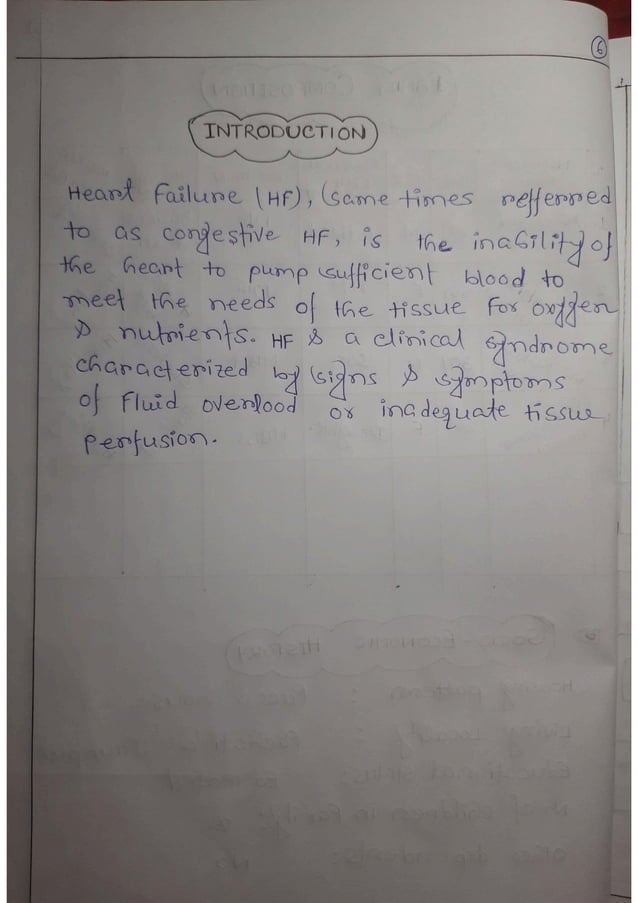 CASE STUDY:- HEART FAILURE | PDF
