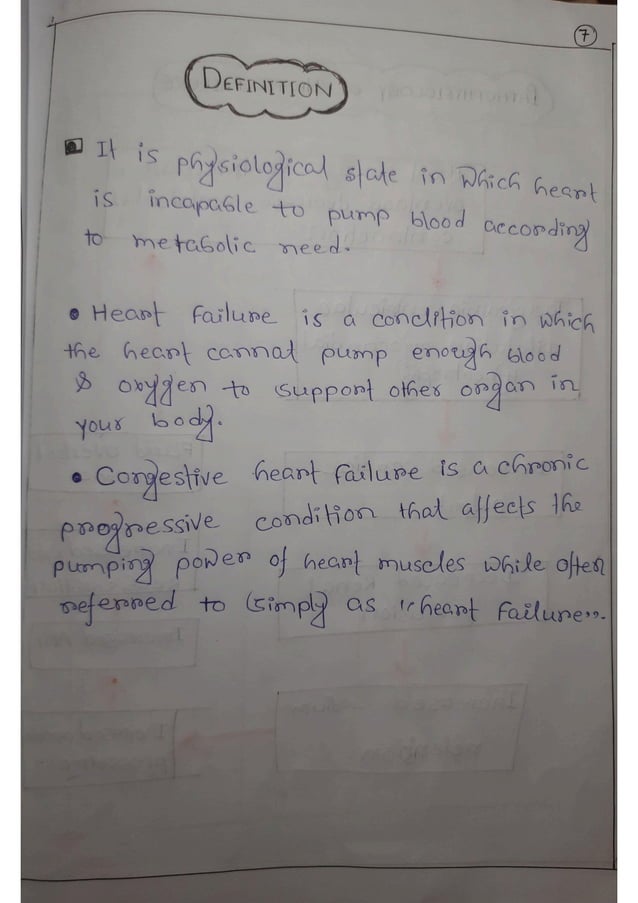 CASE STUDY:- HEART FAILURE | PDF