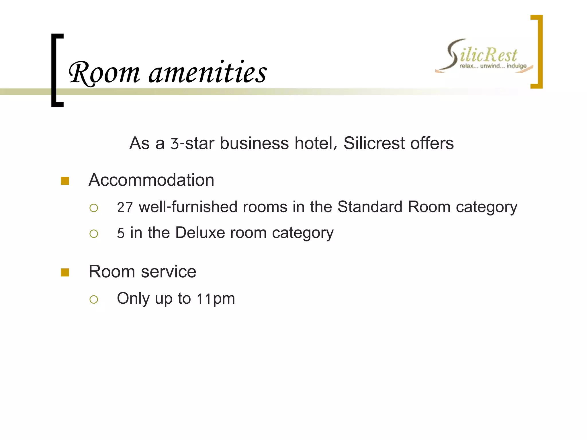 Case study - Hotel Silicrest | PPSX