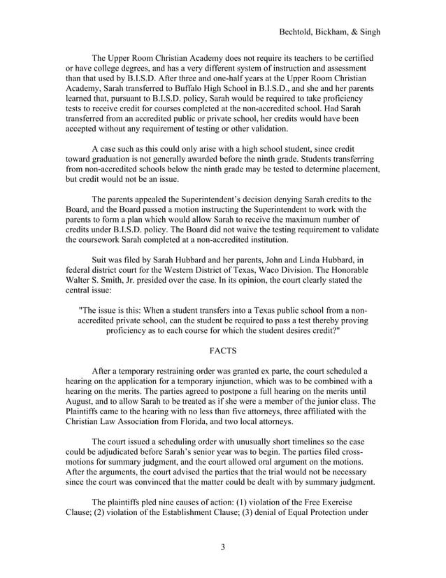 Case Study Hubbard V[1]. Buffalo Isd | DOC