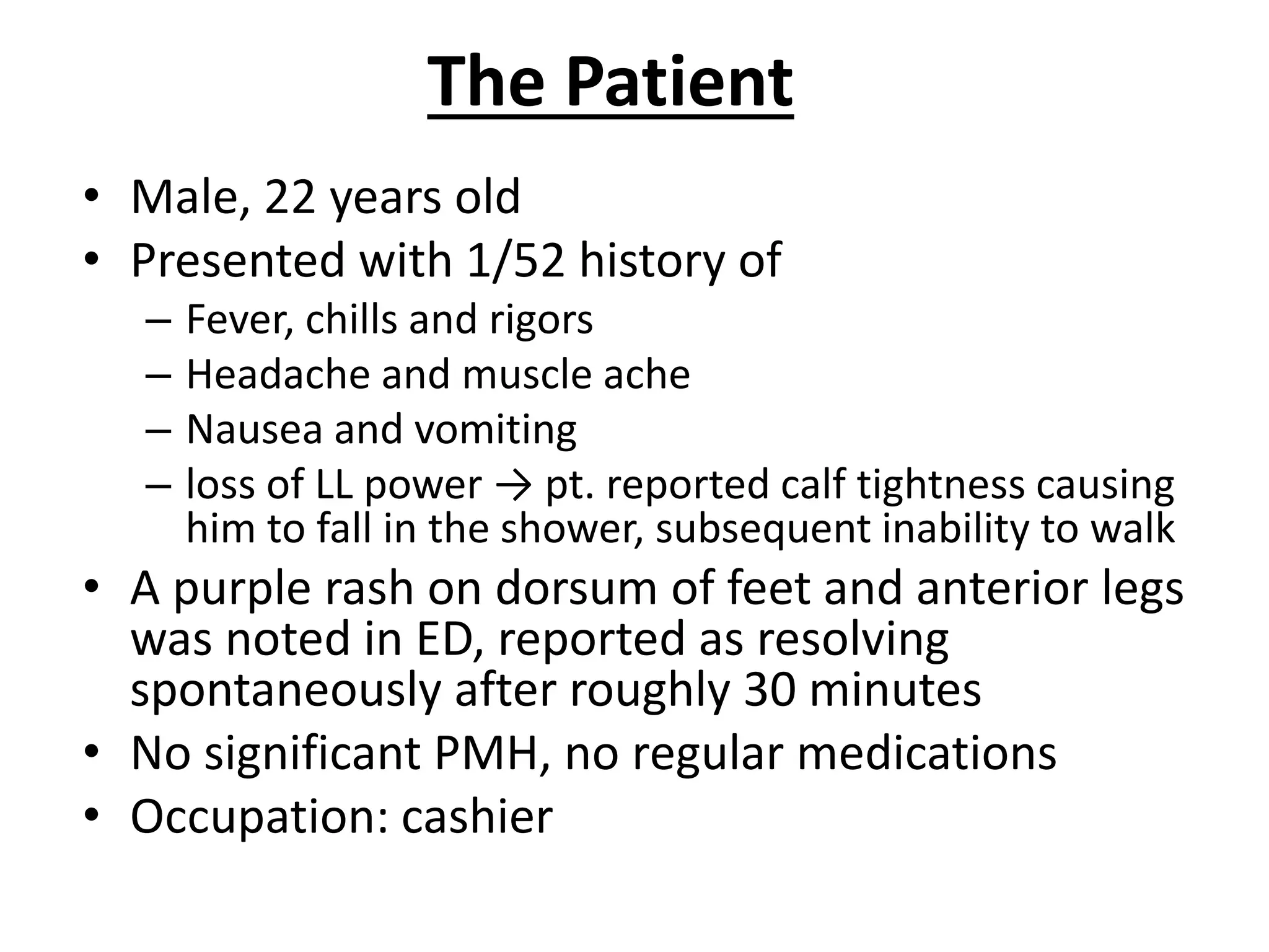 Case Study - Leptospirosis | PPTX