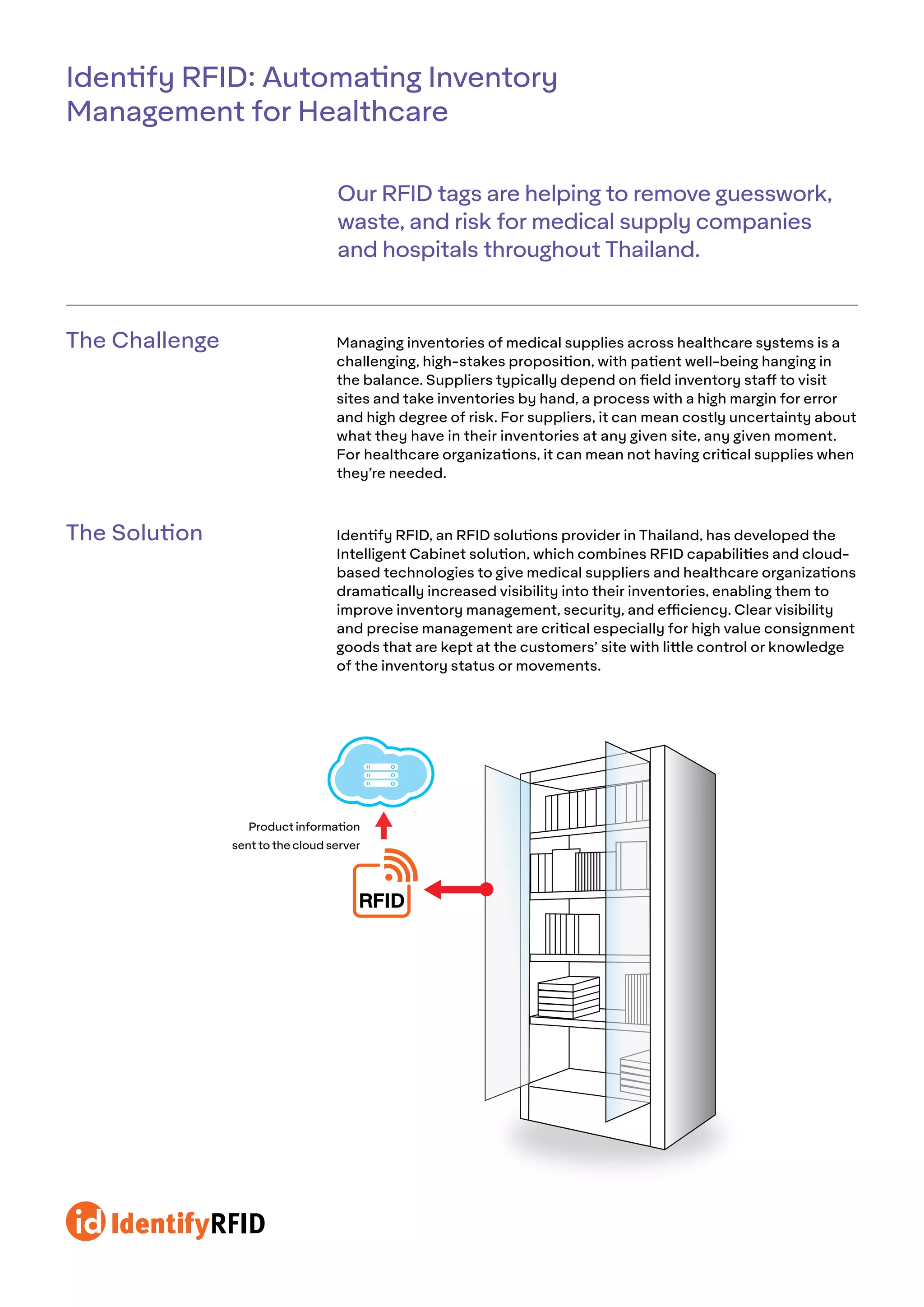 Case study RFID Intelligent Cabinet | PDF | Internet of Things | Internet