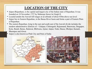 Case study of Jaipur city | PPTX