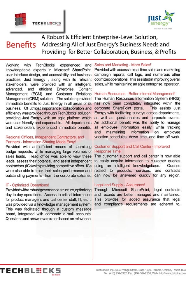 Case study justenergy | PDF