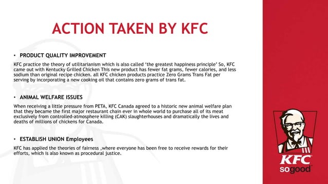Casestudy on KFC through the lens of Proffesional ethics and values | PPTX