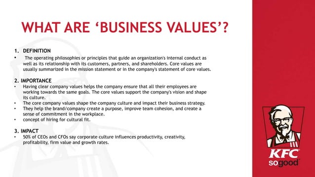 Casestudy on KFC through the lens of Proffesional ethics and values | PPTX