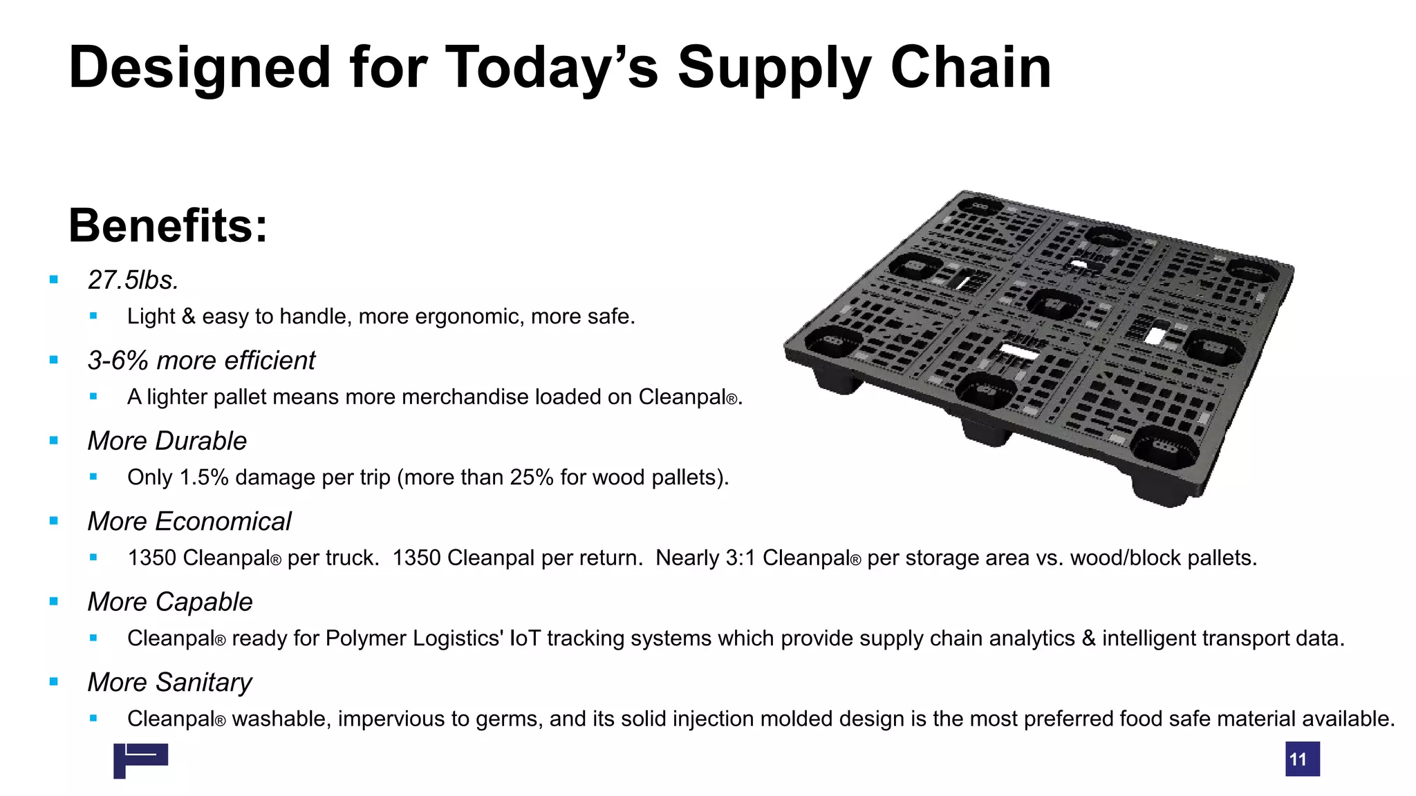 Case study Kroger and Polymer Logistics Cleanpal Pallet | PPT