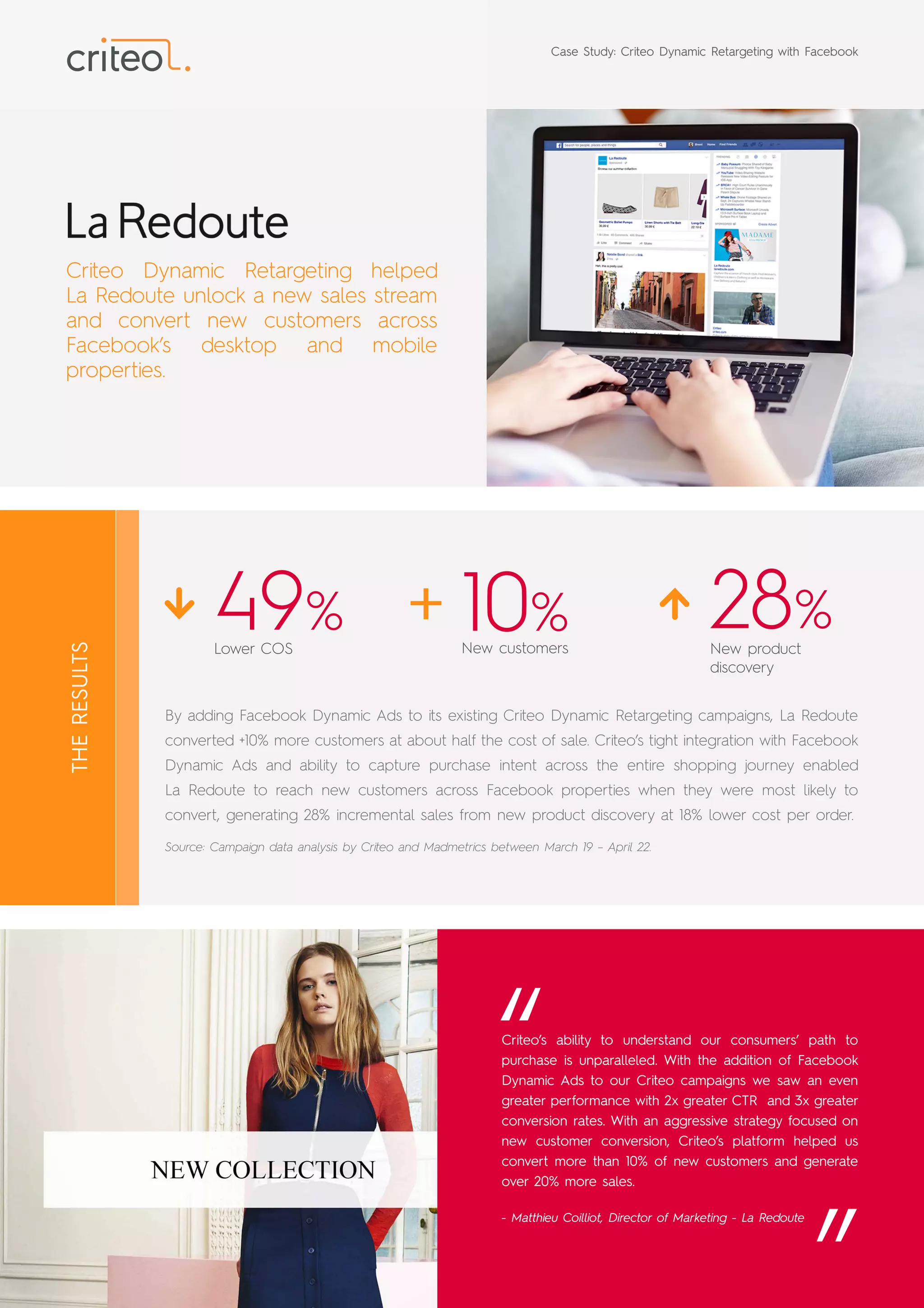 Case Study: Criteo Dynamic Retargeting with Facebook | PDF