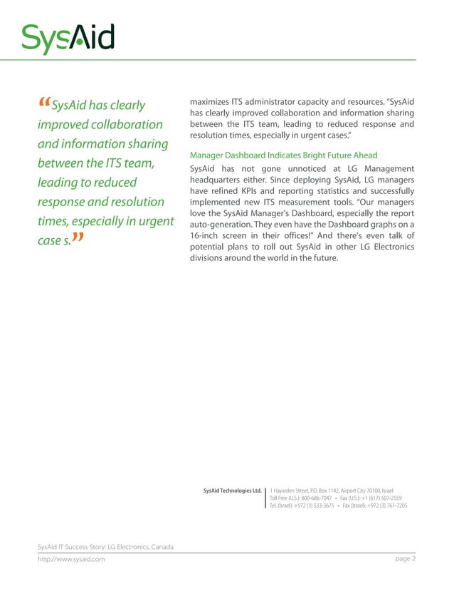 Case Study: LG Electronics | PDF