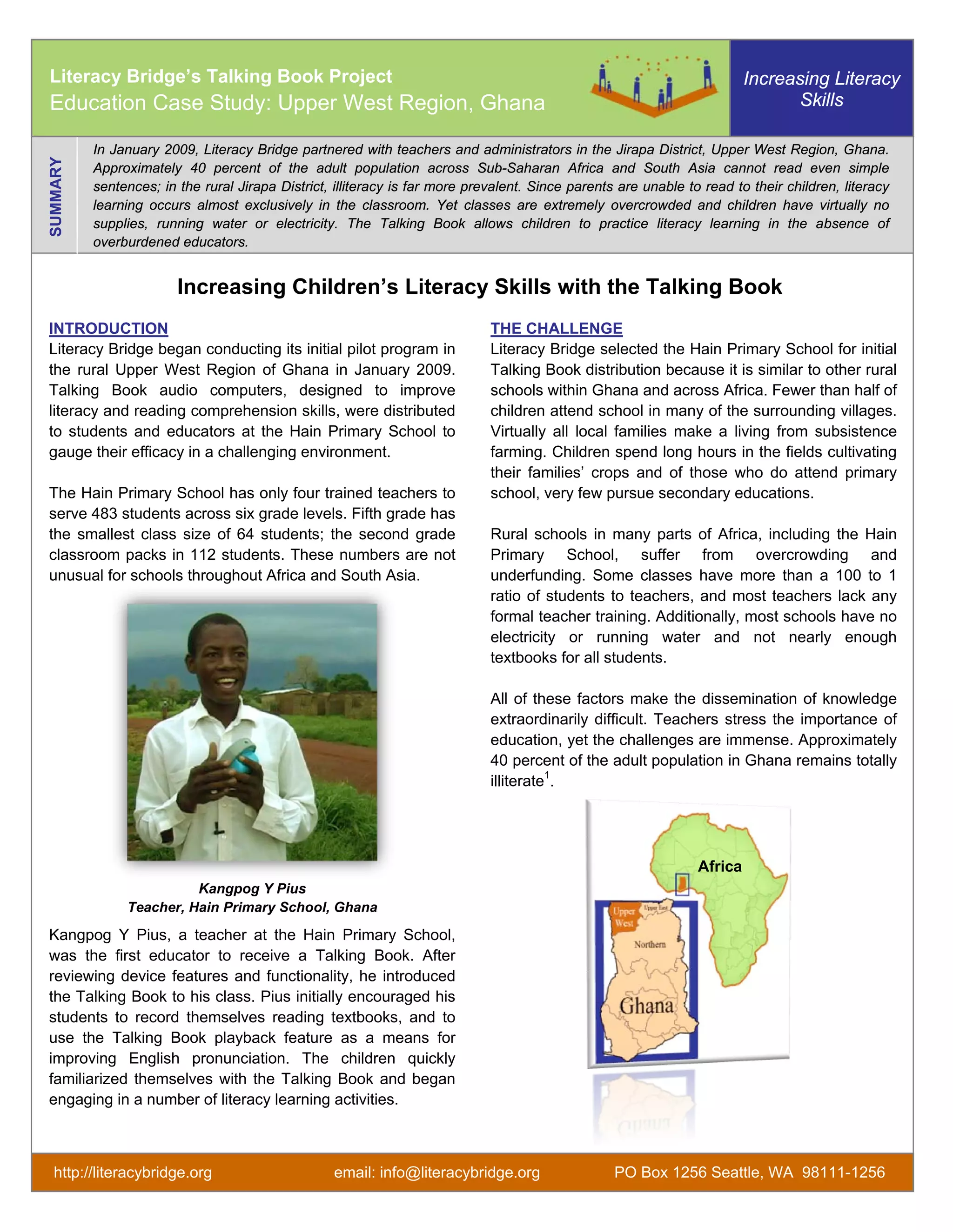 Case Study Literacy | PDF
